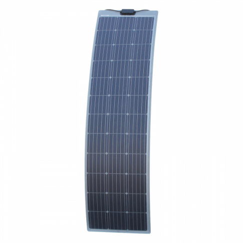 170W narrow mono fibreglass semi-flexible solar panel (made in Austria ...