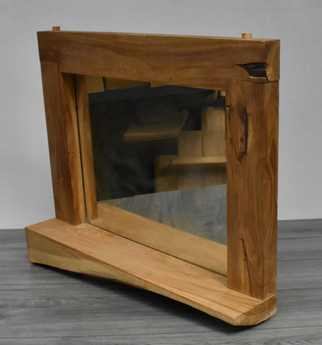 Bespoke Small Framed Mirror | Swindon Oak