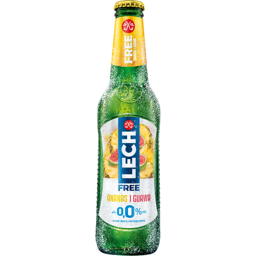 Piwo Lech 0,0% ananas i guava 330ml | KHB Bakery