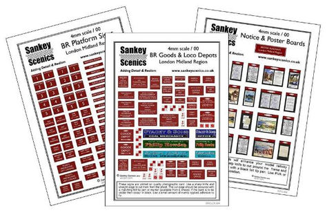 OO Gauge 4mm | Model Railway Signs