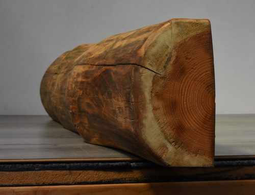Light Log Styled Pine mantle beam | Swindon Oak