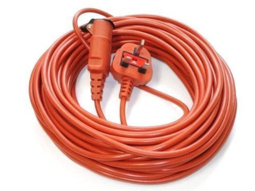 20 Metre Mains Power Lead Cable For Flymo Lawnmowers Hedge & Grass Trimmers