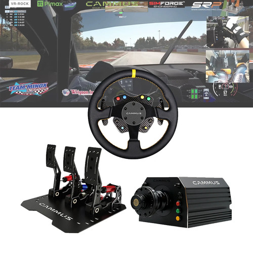 CAMMUS 15NM Direct Drive Sim Racing Gaming Wheel Car Driving Racing F1 ...