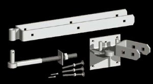 Galvanised Rising Hinge Set | Blamphayne Sawmills Ltd | Honiton
