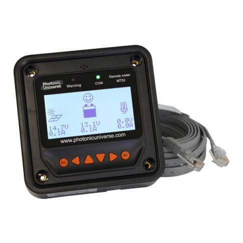 Remote meter / display for MPPT and PWM solar charge controllers | CNC Tech