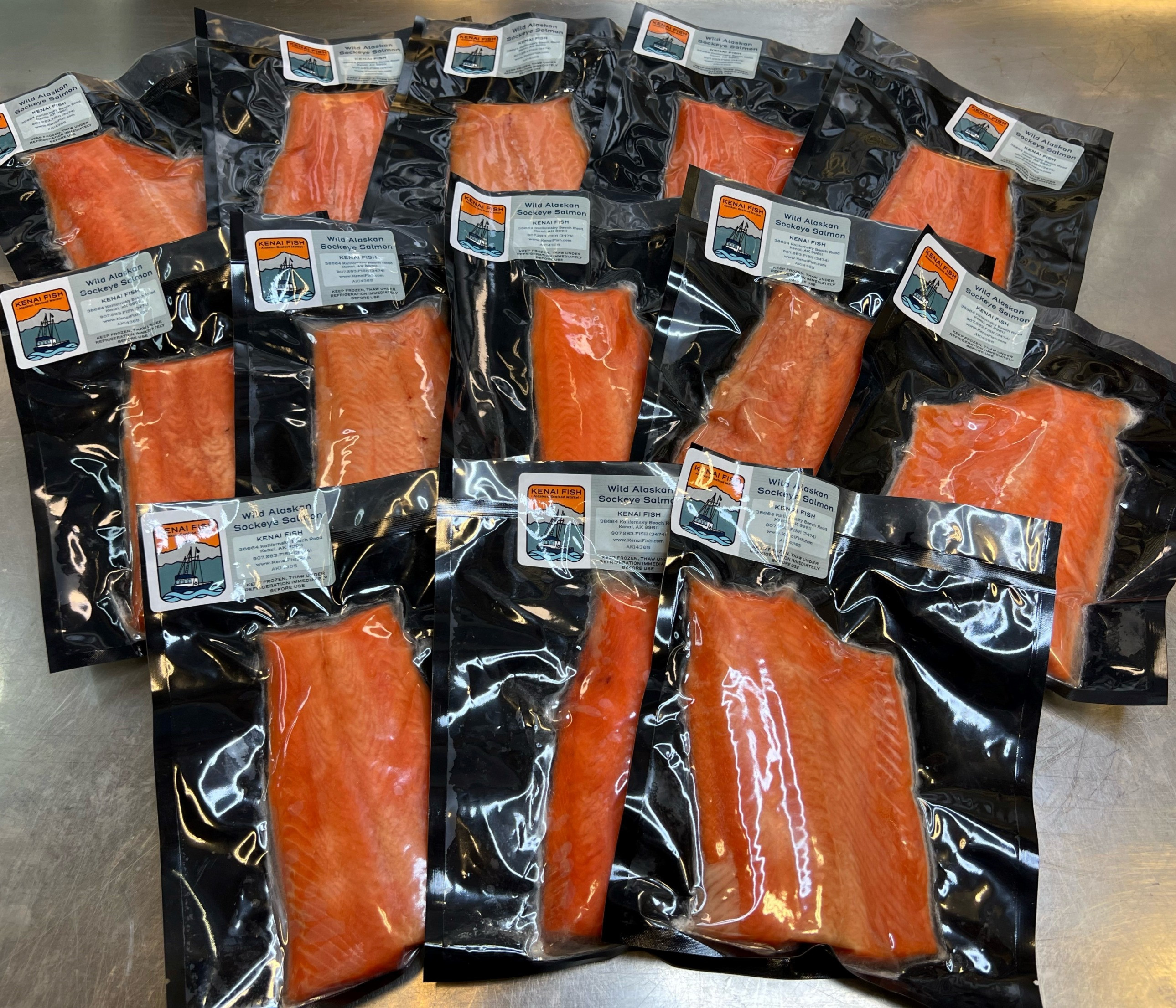 Alaskan Wild Sockeye Salmon Custom Freezer Pack (Free Shipping ...