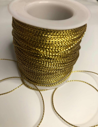 100 mts Hilo CORDÓN dorado delgado 1 mm | Paula Bordados