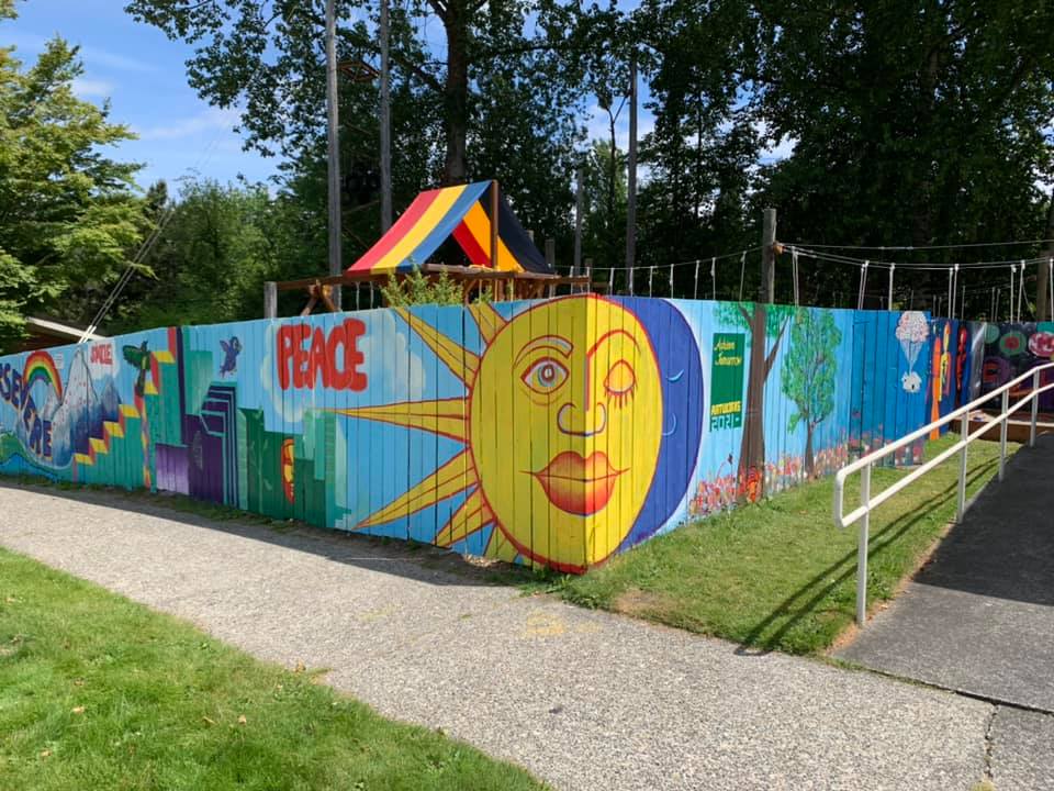 New Mural on Ryther's Campus