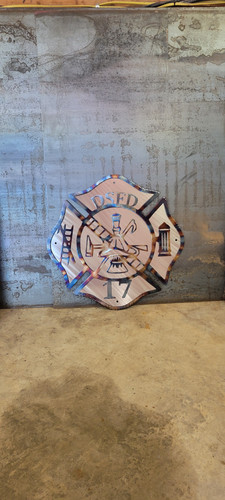 Fire Fighter Custom Piece | Mystic Metal Design