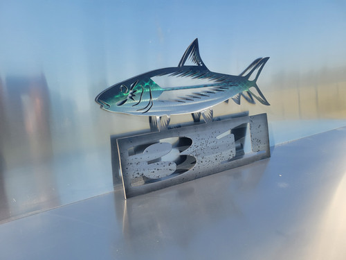 Bonefish House Number Monogram | Mystic Metal Design