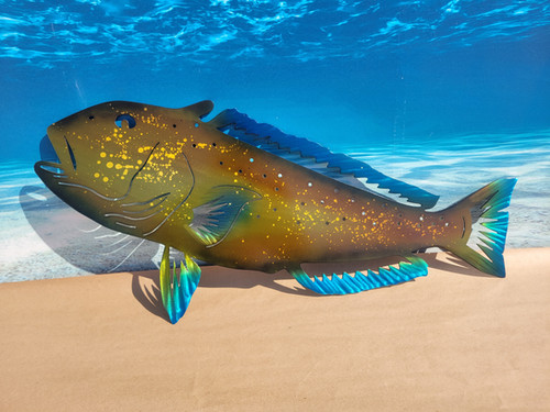 Golden Tile Fish | Mystic Metal Design