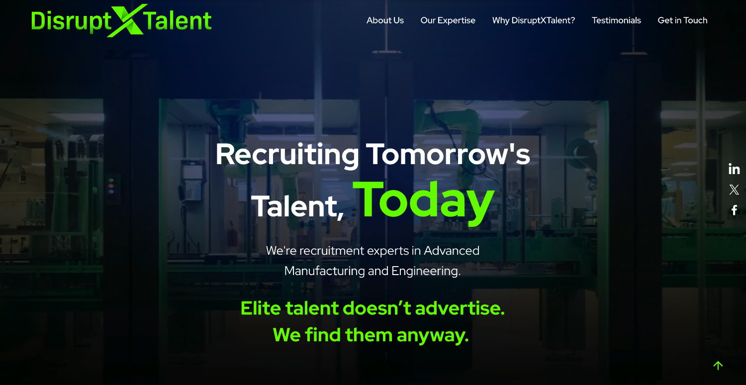 DisruptXTalent | Elite Talent Recruiter in Advanced Manufacturing ...
