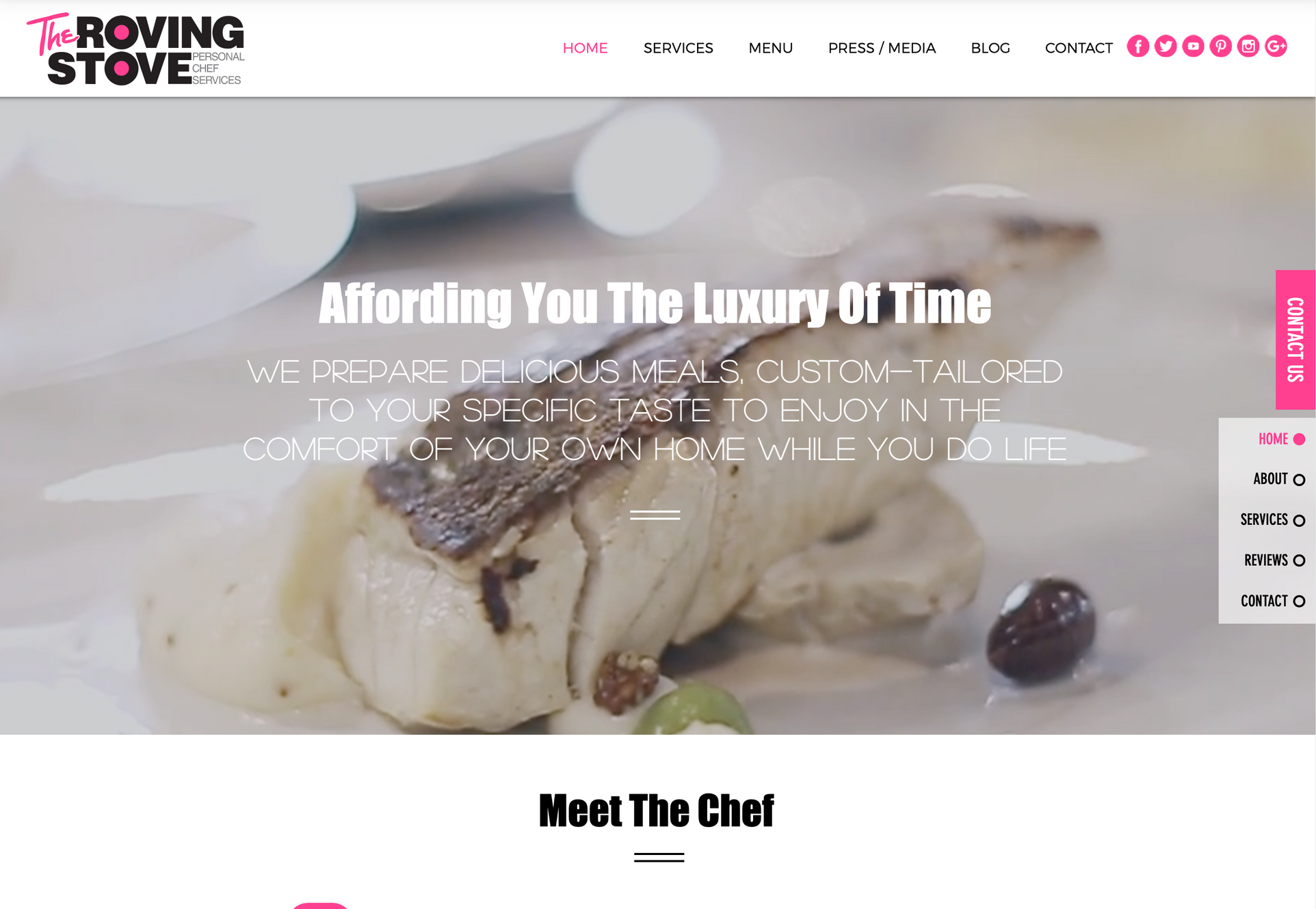The Roving Stove® | Personal Chef Service serving Los Angeles Area
