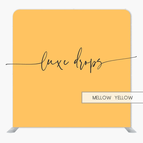 Mellow Yellow Tension Fabric Backdrop | Luxe Props