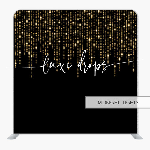 Midnight Lights Tension Fabric Backdrop | Luxe Props