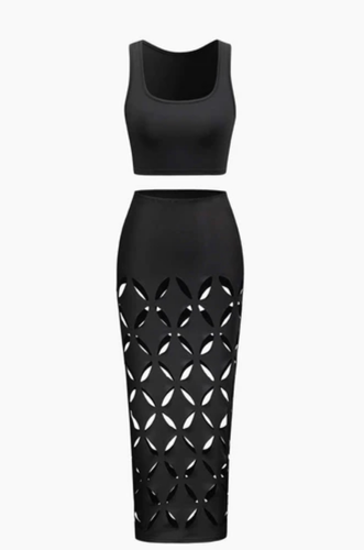 Cut Right To It Skirt Set | Cavosia Collection