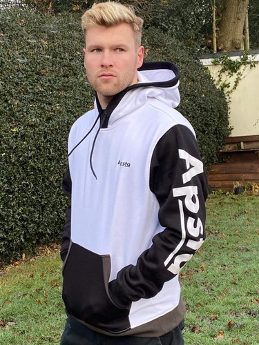 APSTA Black & White Hoodie | Apsta Clothing