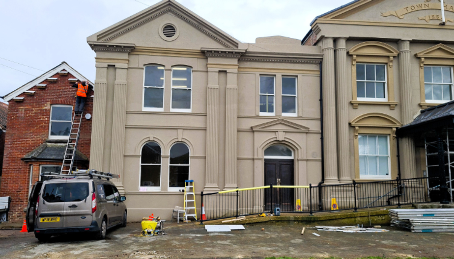 New Swift And Sparrow Nesting Boxes Installed At Sandown Town Hall