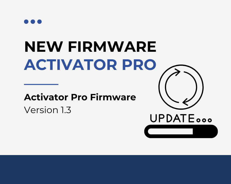Activator Pro: New firmware version 1.3 available