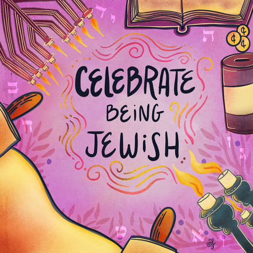 Celebrate Being Jewish - Poster | Sefira Creative