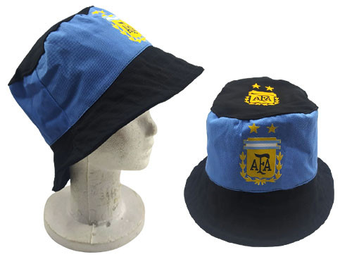 [GOR-294-1370] PILUSO AZUL Y NEGRO CON ESTAMPADO ESCUDO AFA | AbigailModa