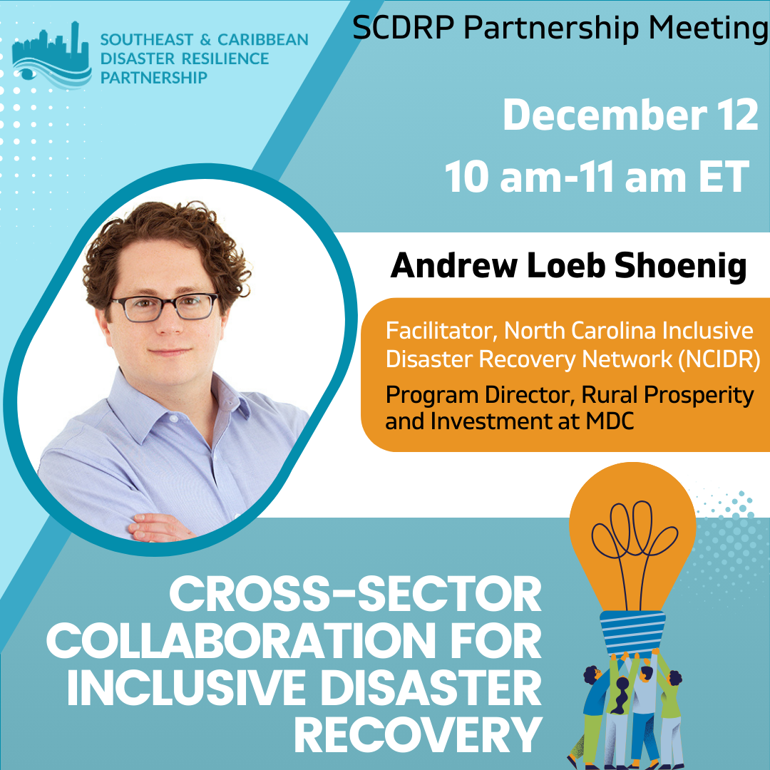 Cross-Sector Collaboration for Inclusive Disaster Recovery | SCDRP