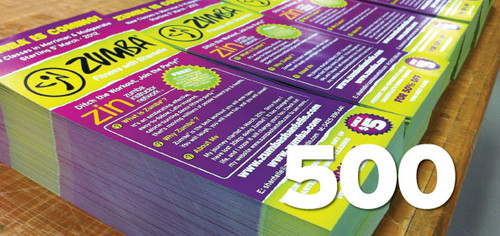 500 x DL Flyers 4 colour process | printcentral
