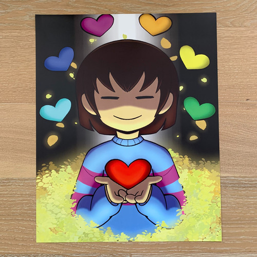 "Frisk" Undertale Print | BlackCheetah Studios