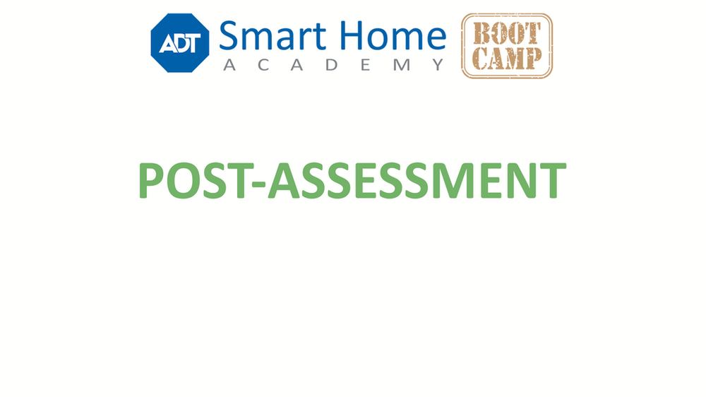 10. Post - Assessment Test | Smart Home Academy