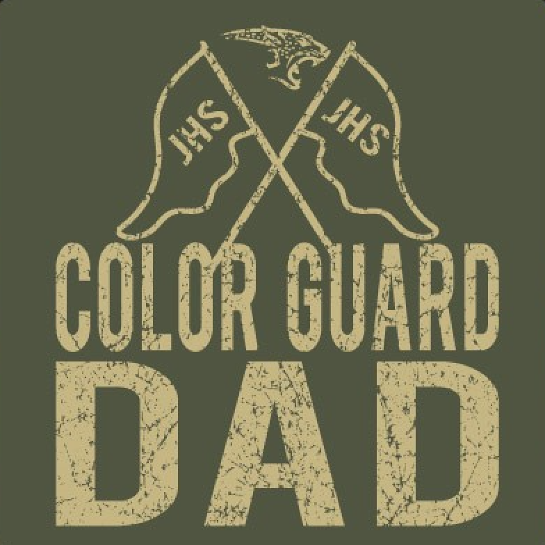 Color Guard Dad Shirt | Johnson Bands