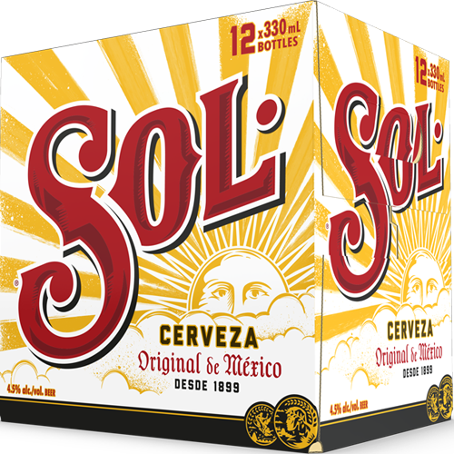 SOL Mexican Lager Beer 12x330 ml Bottles, 12 PACK | Depanneur Laberge