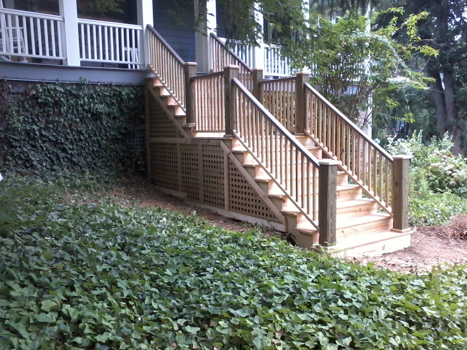 Exterior Stairs and railings built by Scotese Builders
