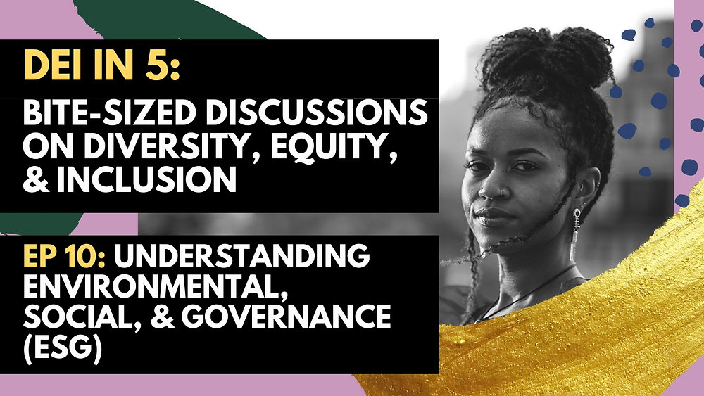 DEI in 5: Bite-Sized Discussions on Diversity, Equity, and Inclusion ...