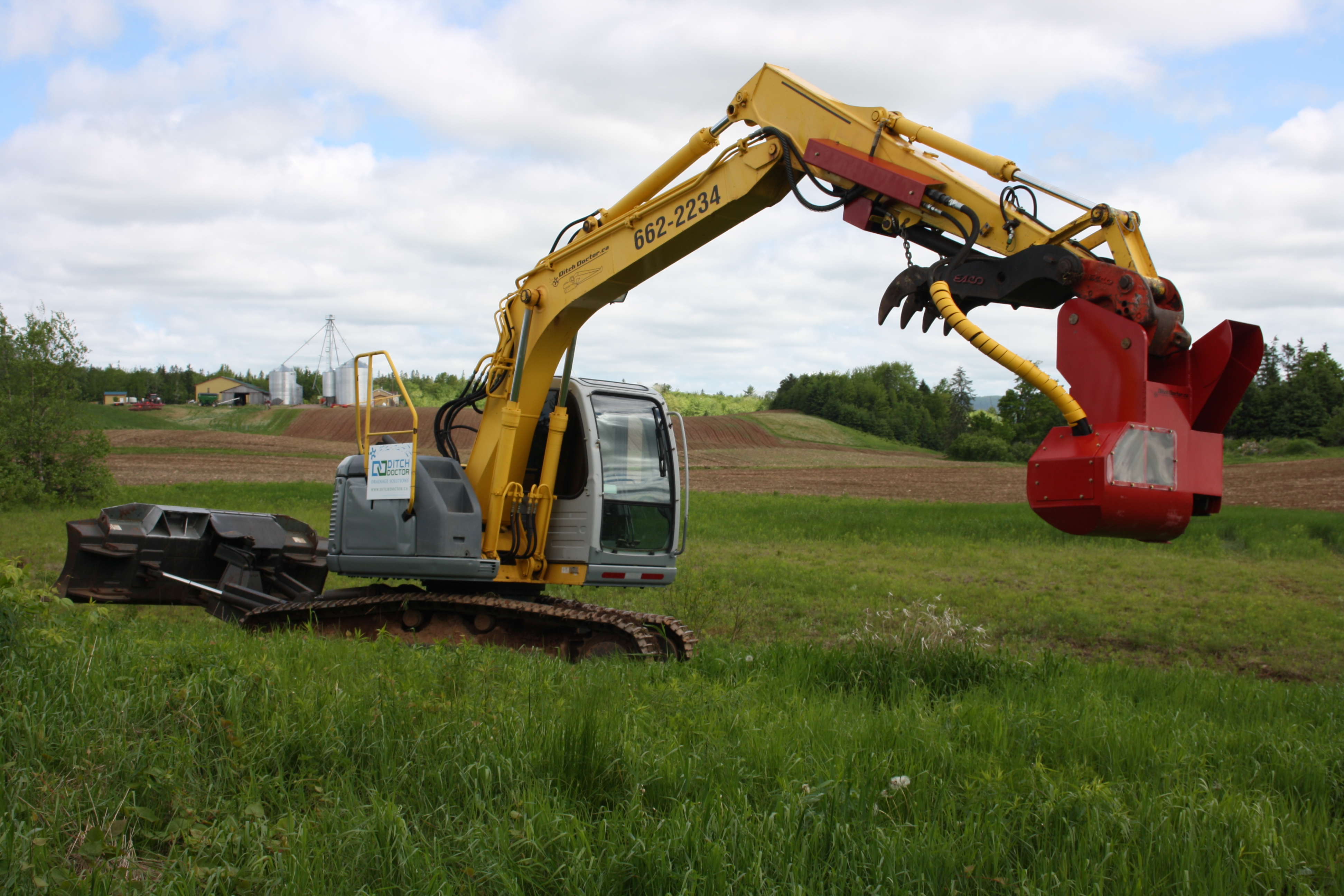 Two Stage Ditch | Nova Scotia | Ditch Doctor Drainage Attachments