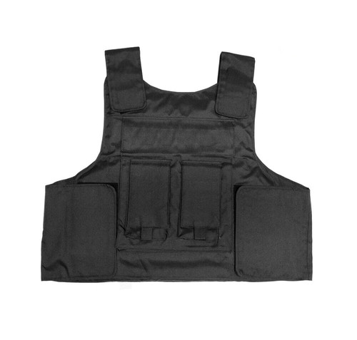 Black Tactical Nylon/Poly Outer Carrier with mag pouches | Skarr Armor
