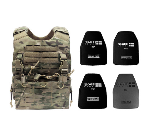Taras­™ Complete Multicam Plate Carrier + Plates Combo Set | Skarr Armor