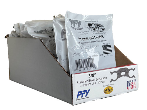 01-099-001-TRAY | 3/8" x 3/8" Brake Hose Separators Tray of 10 Packs ...