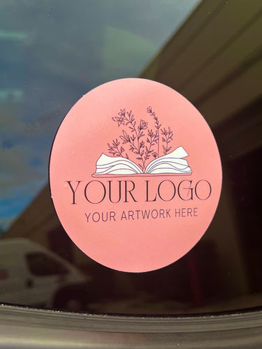 Custom Printed Circle Sticker | Vinyls And Creations