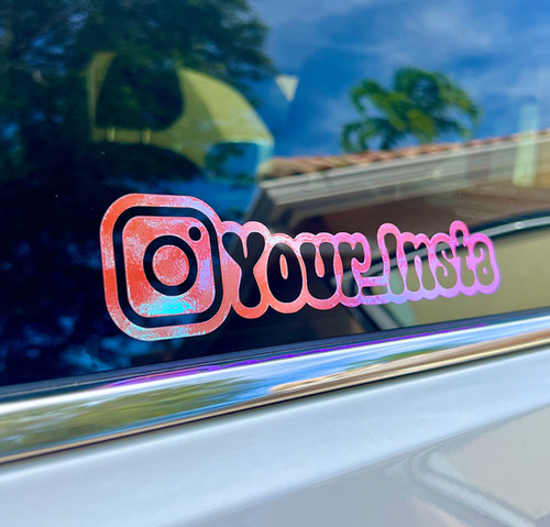 Cut Out Tag Decal Compatible With Instagram | Vinyls And Creations