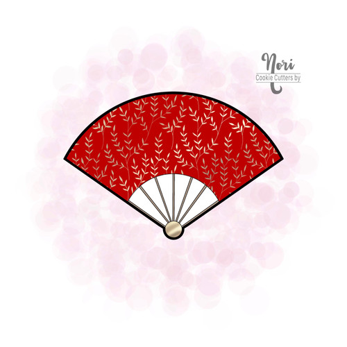 Fan Cookie Cutter - CN0874 | CC by Nori