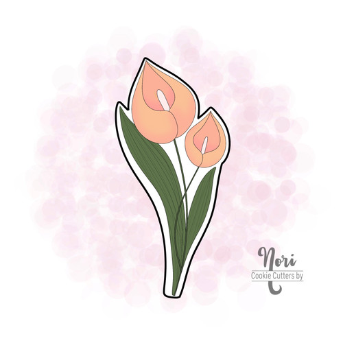 Calla Lily Flower Cookie Cutter - CN1961 | CC by Nori