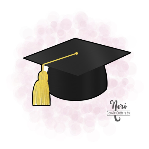 Graduation Cap with Tassels Cookie Cutter - CN0141 | CC by Nori