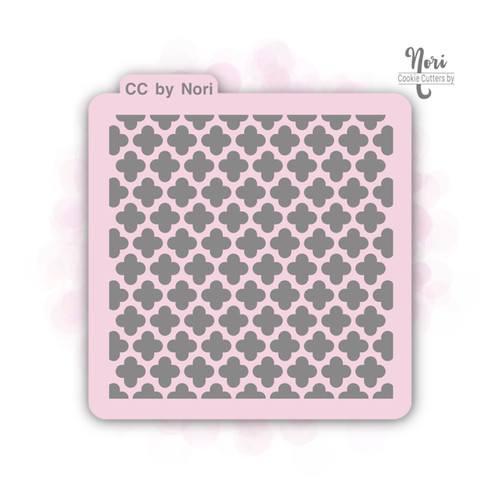 Quatrefoil 4 Stencil - CNP0084 | CC by Nori