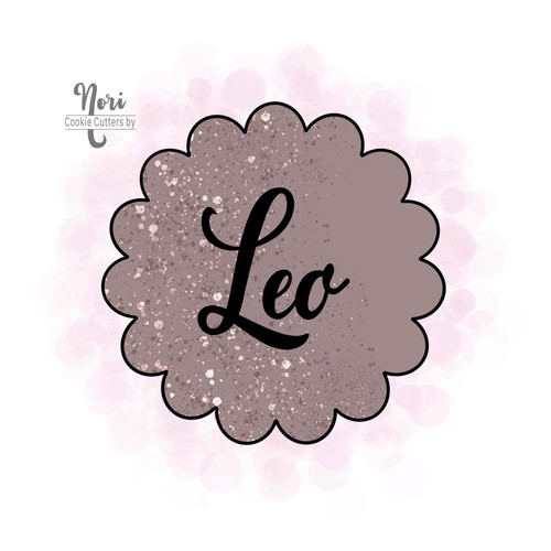 Leo Plaque Cookie Cutter - CN1339 | CC by Nori