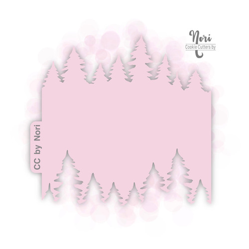 Treeline Pattern Stencil - CNP0078 | CC by Nori