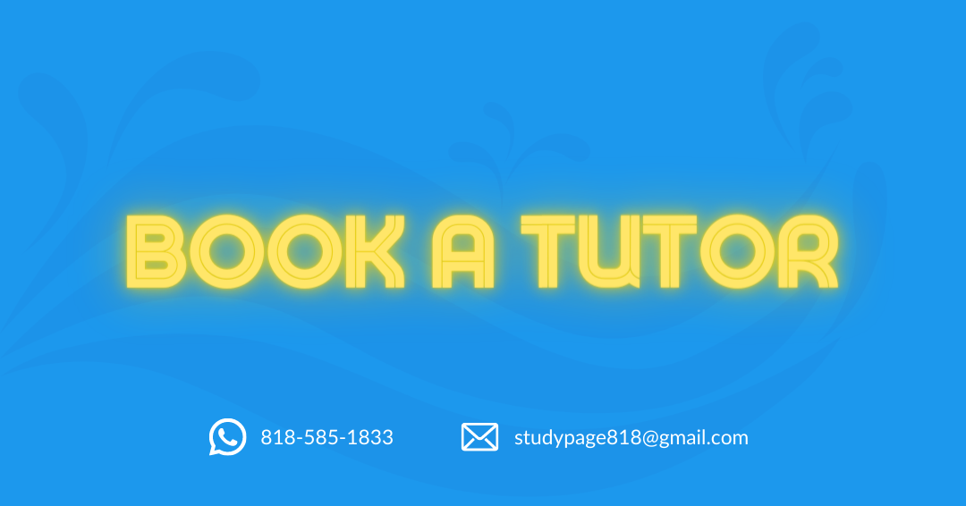 Book a Tutor | Studypage Learning