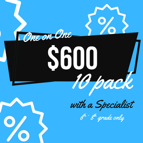10 Pack - One-on-One w/ a Specialist | Studypage Learning