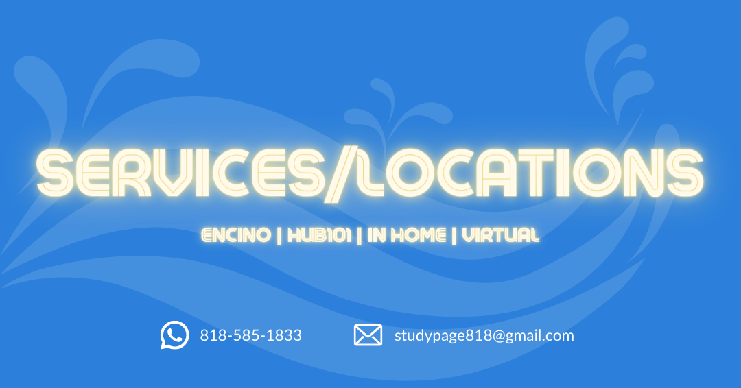Studypage Learning Center | Locations | Services