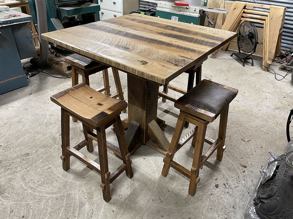 Rustic Pub Table Set Timber Shack rustic-pub-table-set-timber-shack