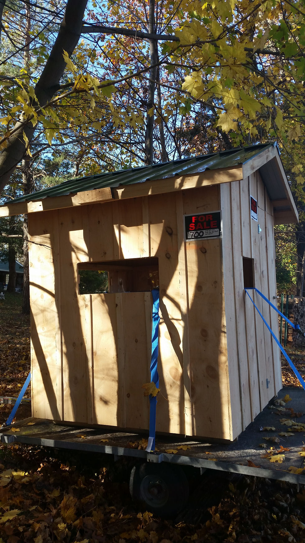 Michigan deer blinds, chicken coops, storage sheds, she-sheds